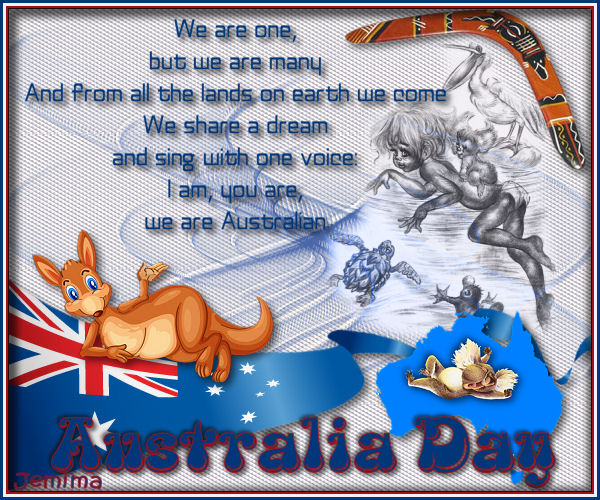January 26-Australia Day Tag